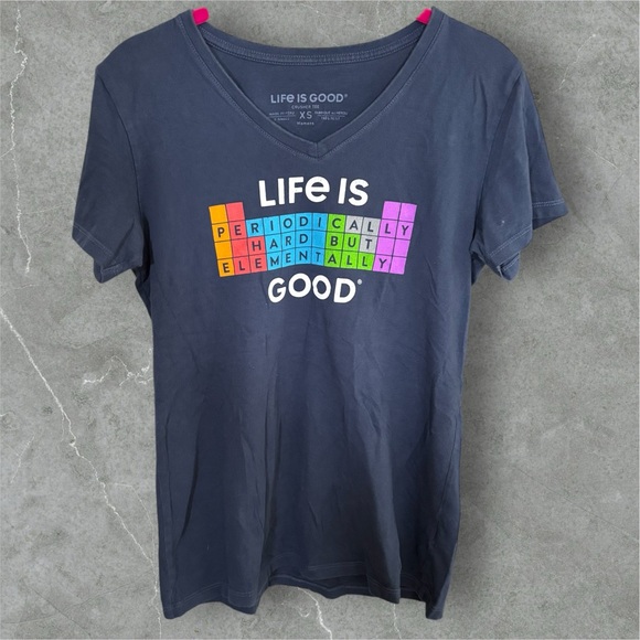 Life Is Good | Tops | Life Is Good Graphic Tee Chemistry Humor Periodic ...